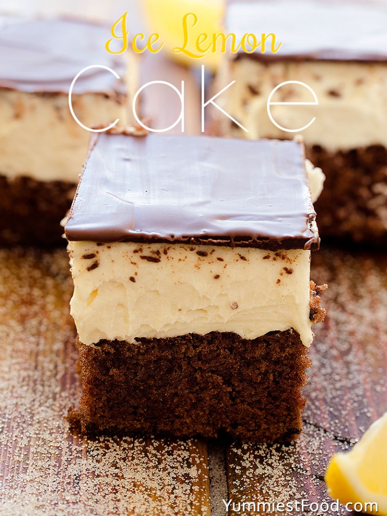 Ice Lemon Cake – Recipe from Yummiest Food Cookbook