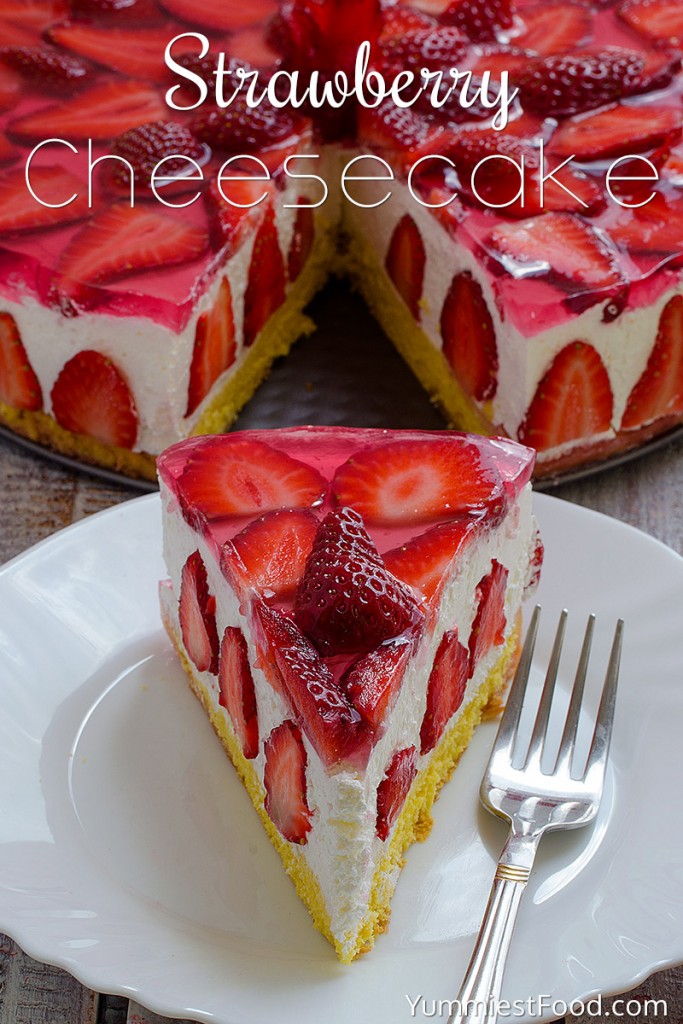 Strawberry Cheesecake – Recipe from Yummiest Food Cookbook