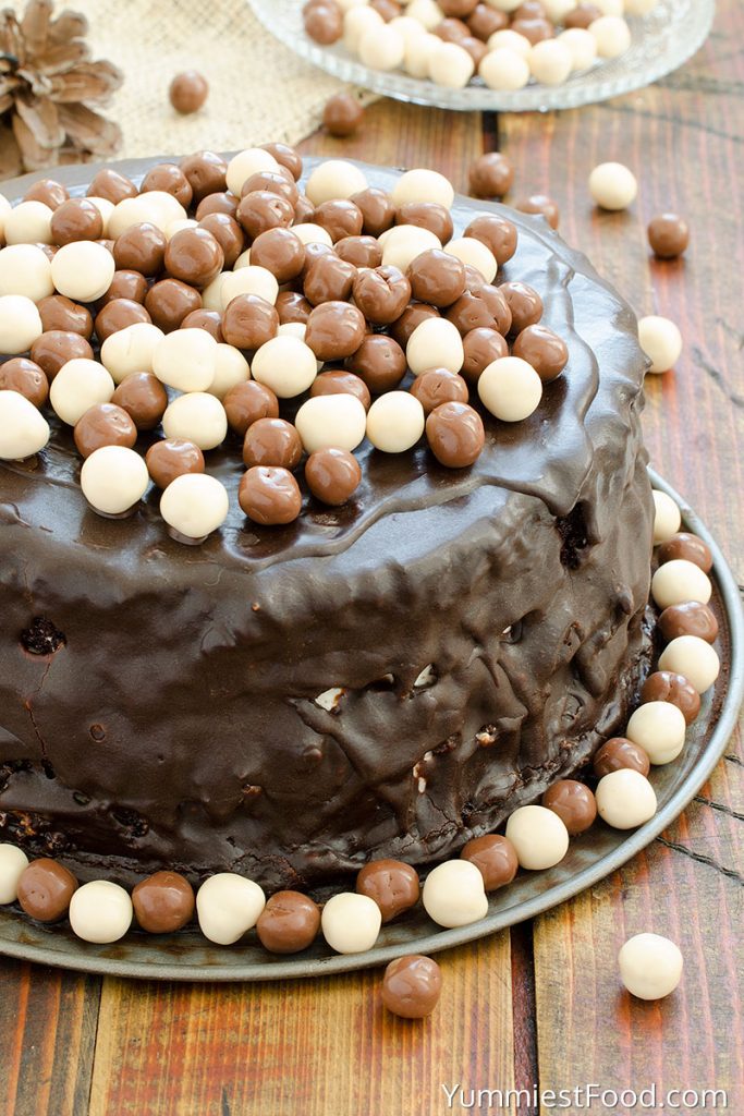 Chocolate Layer Cake with Cream Cheese Filling – Recipe from Yummiest ...