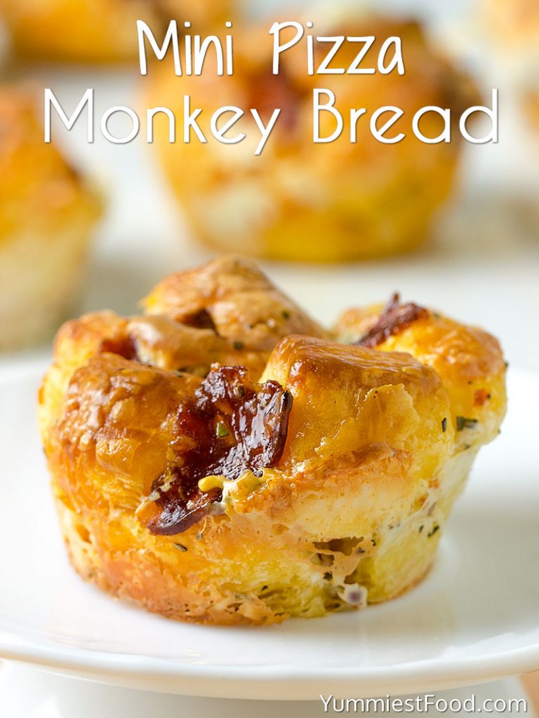 Mini Pizza Monkey Bread – Recipe from Yummiest Food Cookbook