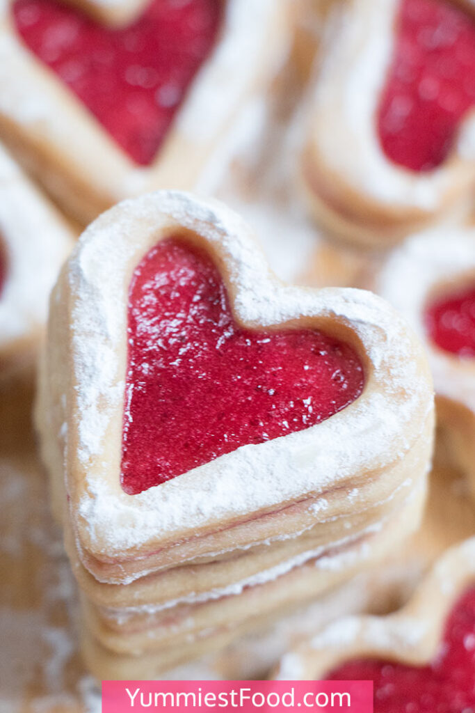 Valentines Vanilla Shortbread Cookies – Recipe from Yummiest Food Cookbook