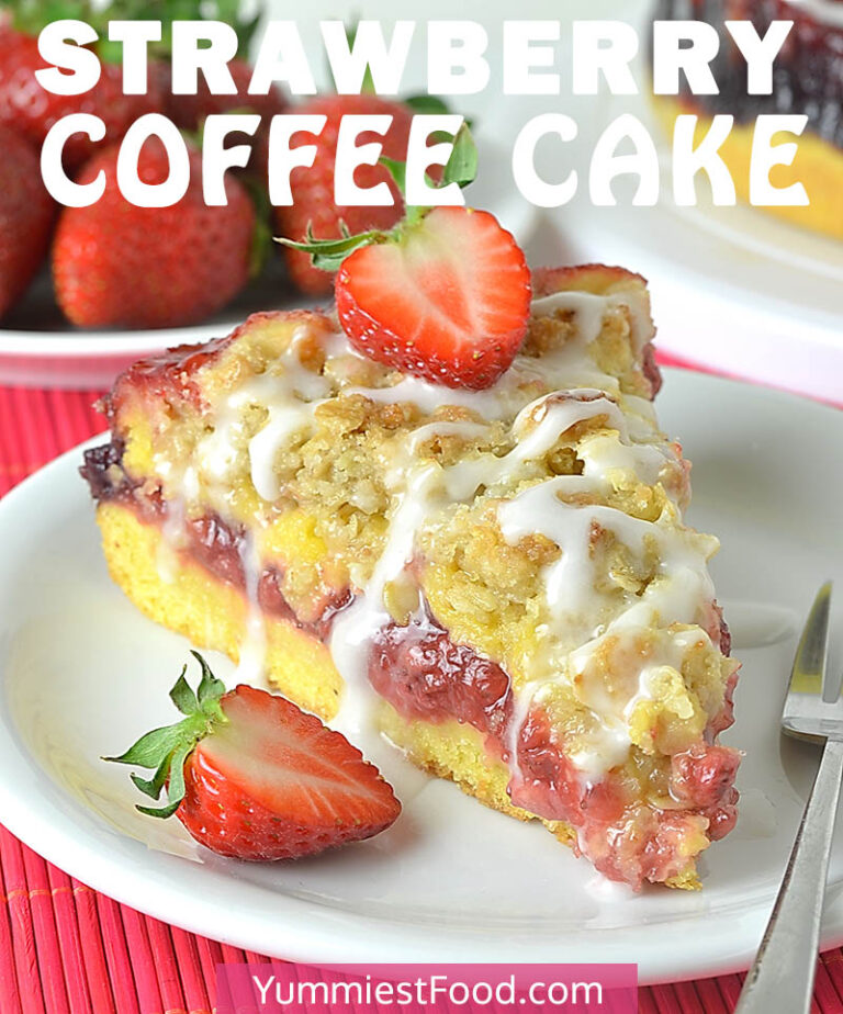 Strawberry Coffee Cake – Recipe from Yummiest Food Cookbook
