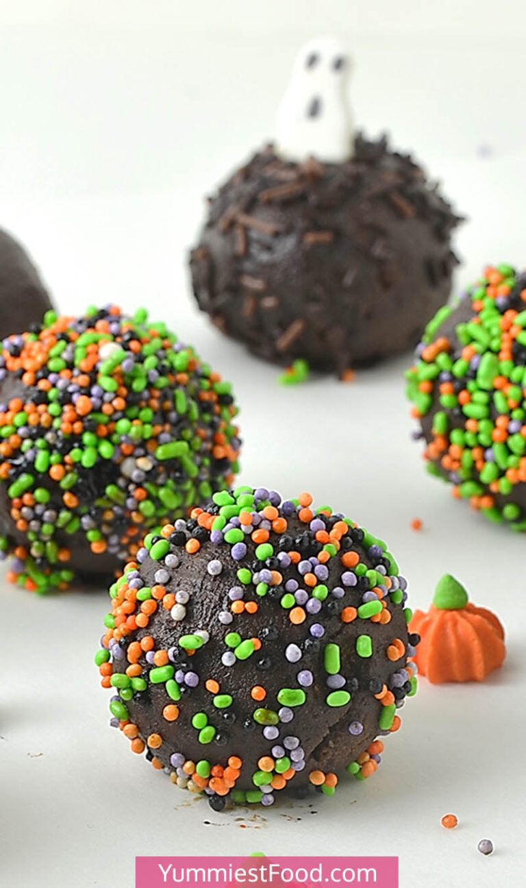 Halloween Chocolate Truffles – Recipe from Yummiest Food Cookbook