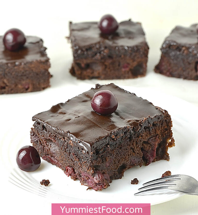 Chocolate Cherry Cake – Recipe from Yummiest Food Cookbook