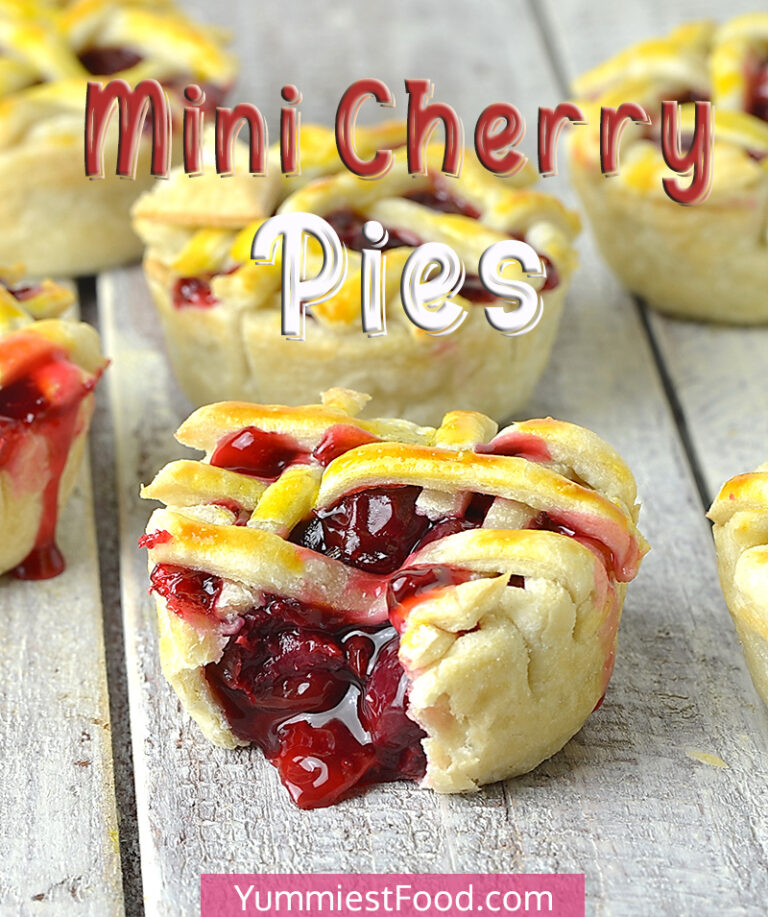 Mini Cherry Pies – Recipe from Yummiest Food Cookbook