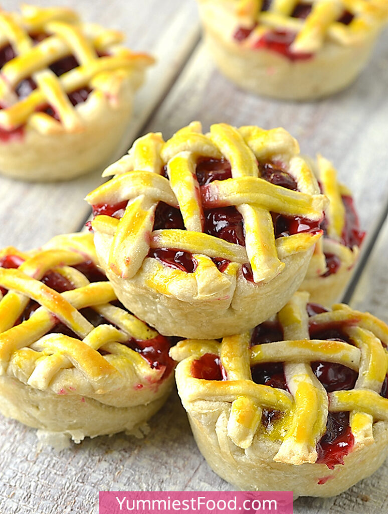 Mini Cherry Pies – Recipe from Yummiest Food Cookbook