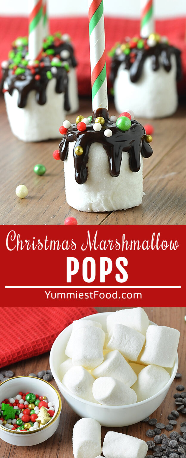 Christmas Marshmallow Pops – Recipe from Yummiest Food Cookbook