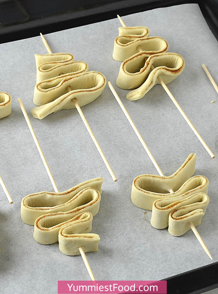 Puff Pastry Christmas Trees – Recipe from Yummiest Food Cookbook