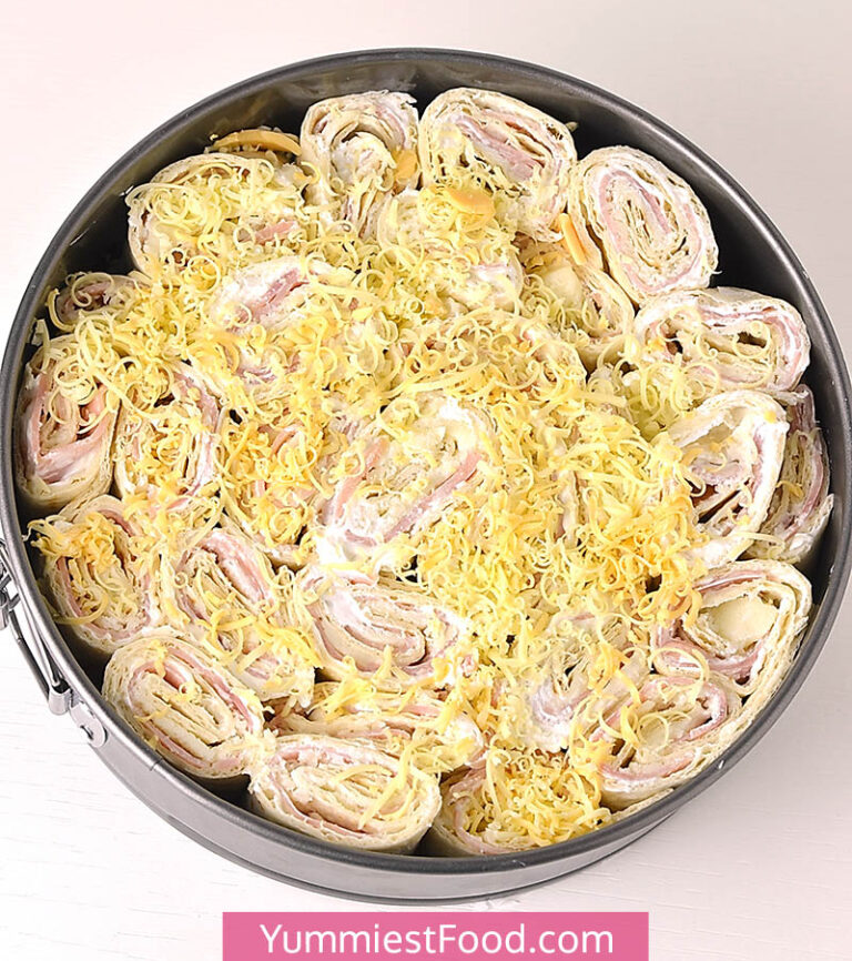 Ham and Cheese Tortilla Pull Apart – Recipe from Yummiest Food Cookbook
