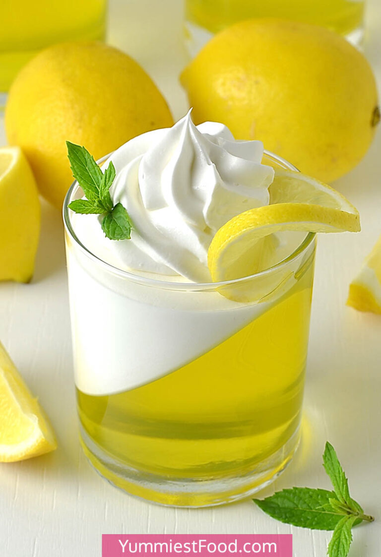 Lemon Panna Cotta – Recipe from Yummiest Food Cookbook
