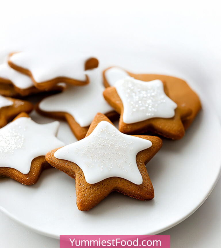 Gingerbread Star Cookies – Recipe from Yummiest Food Cookbook