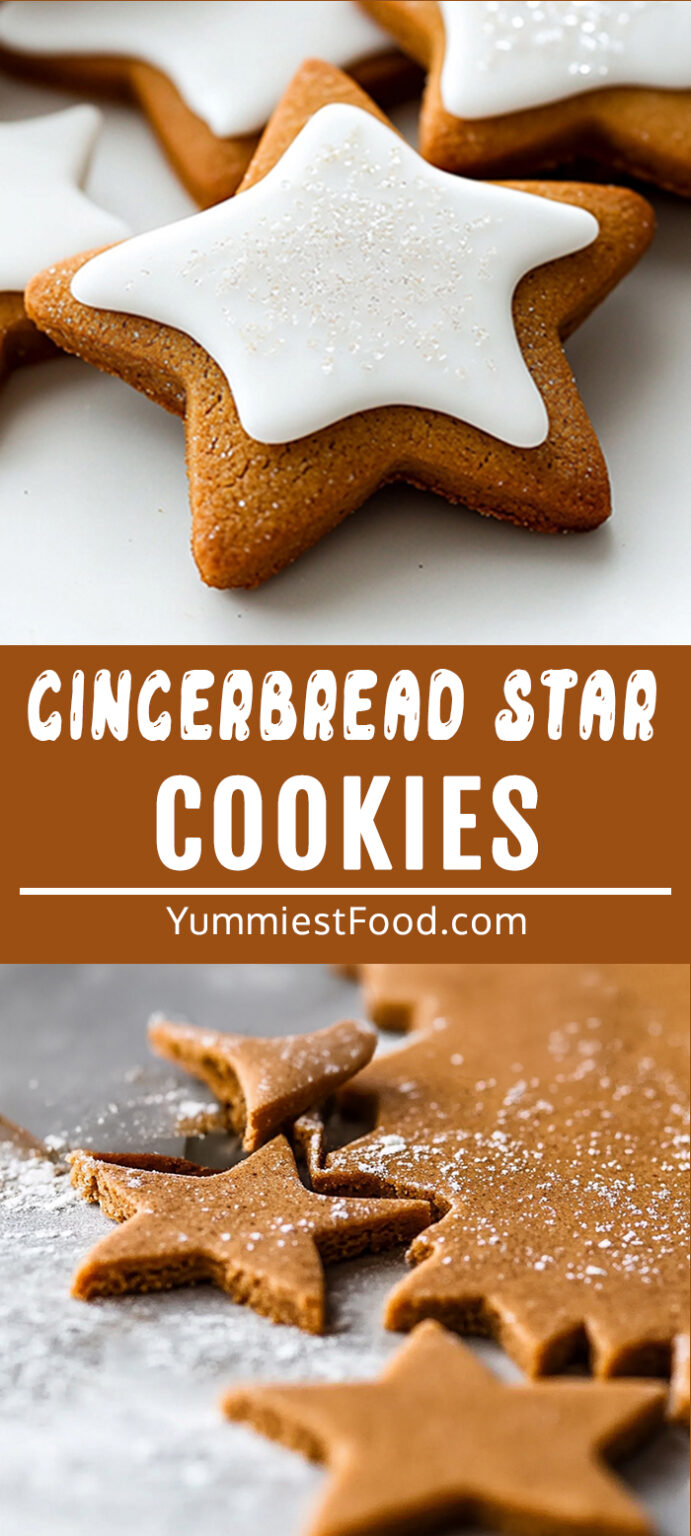 Gingerbread Star Cookies – Recipe from Yummiest Food Cookbook