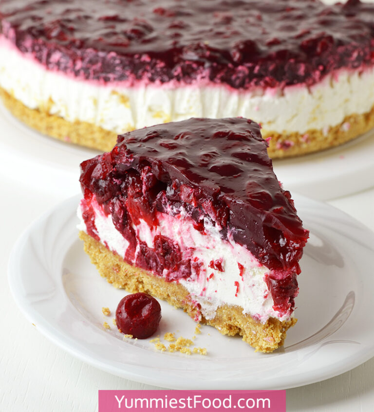 Cherry Cheesecake – Recipe from Yummiest Food Cookbook