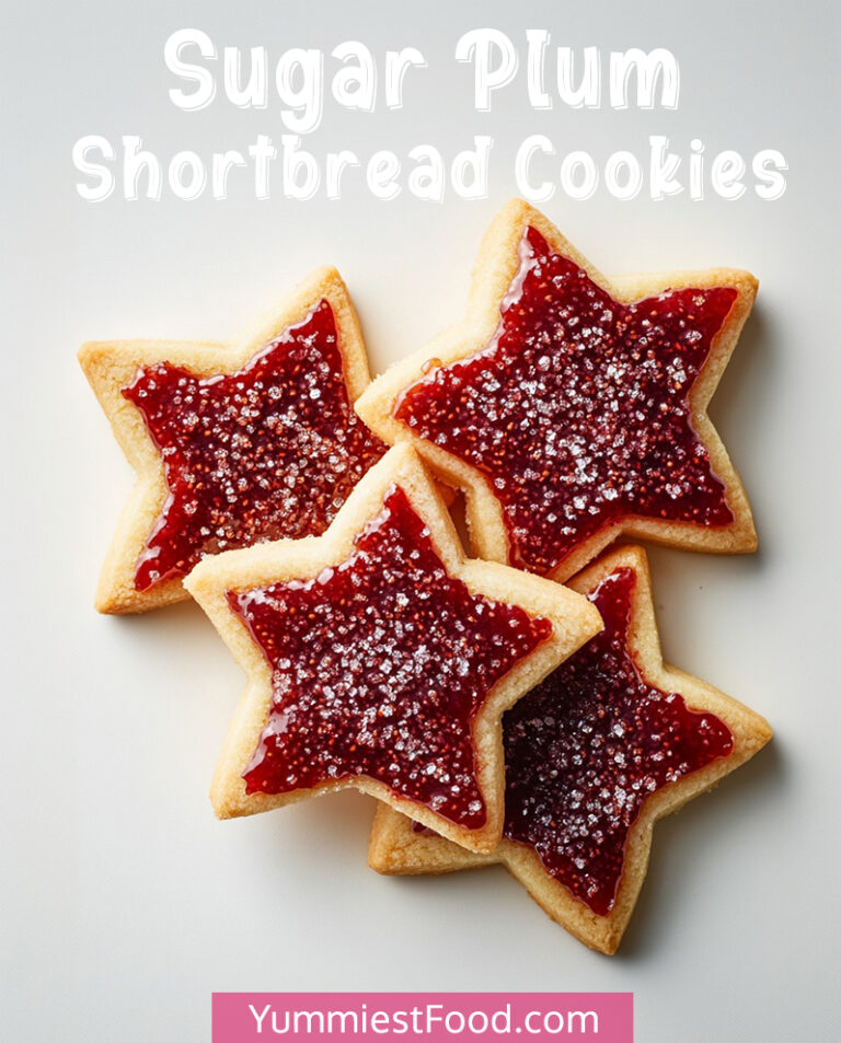 Sugar Plum Shortbread Cookies – Recipe from Yummiest Food Cookbook